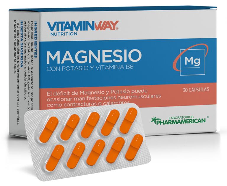 Campos Verdes - MAGNESIO CON POTASIO X30 CÁPSULAS VITAMIN WAY