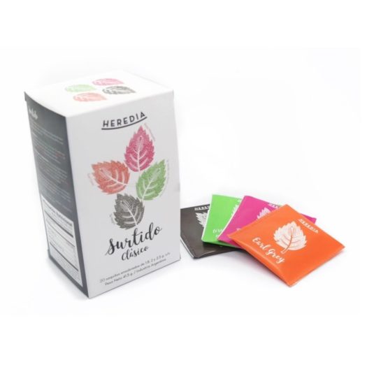 Campos Verdes - TÉ SURTIDO CLÁSICO 20 SAQUITOS HEREDIA