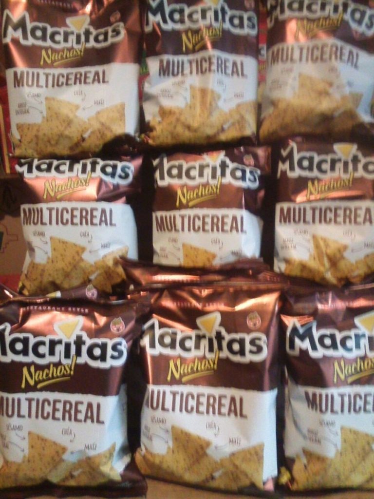 Campos Verdes - NACHOS MULTICEREAL DE 90GRS. MACRITAS